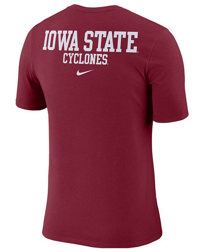 Nike Men's Iowa State Cyclones Dri-FIT Cotton Stadium T-Shirt - Macy's