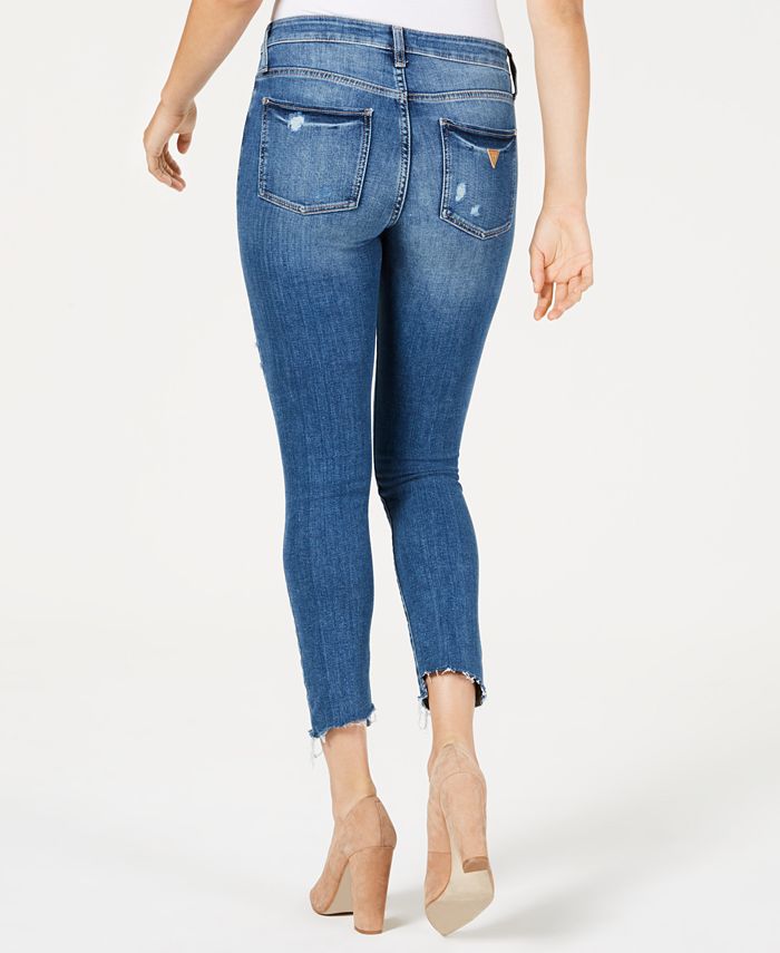 GUESS Ripped Skinny Jeans - Macy's