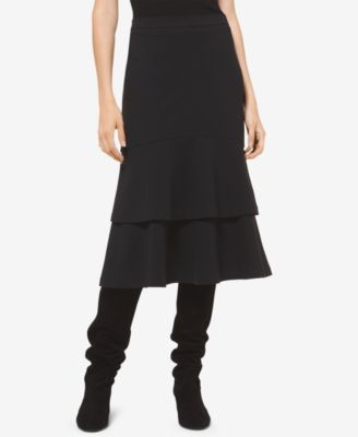 MICHAEL Michael Kors Tiered Skirt - Macy's