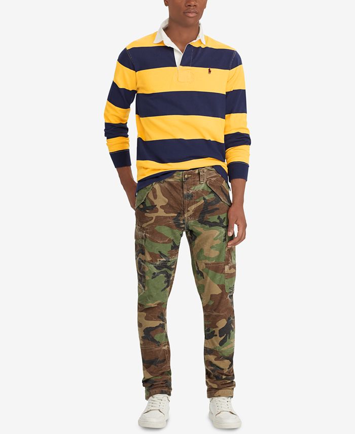 Polo Ralph Lauren Men's Classic Fit Cotton Iconic Rugby Shirt - Macy's