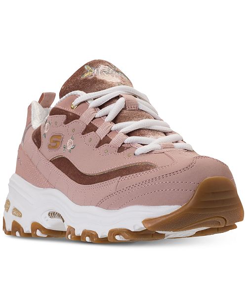 Skechers Women's D'Lites - Rose Blooms Walking Sneakers from Finish ...