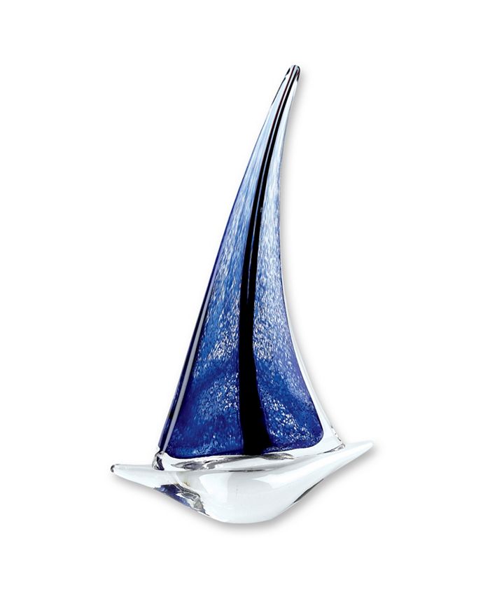Badash Crystal Sailboat Art Glass Sculpture - Macy's