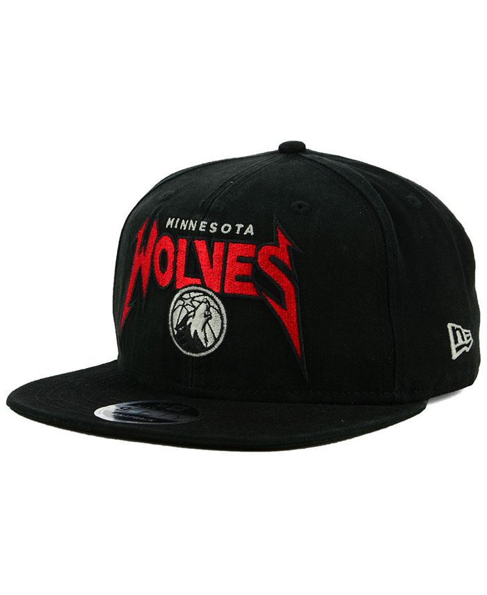 New Era Minnesota Timberwolves 90s Throwback Groupie 9FIFTY Snapback ...