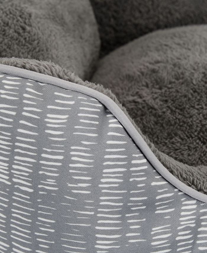 Nicole Miller Comfy Pooch Dog Bolster Bed Cuddler - Macy's