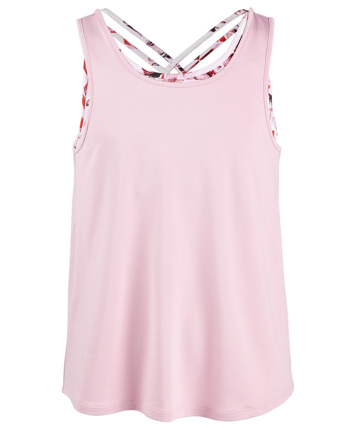 Ideology Big Girls Layered-Look Top, Created for Macy's - Macy's