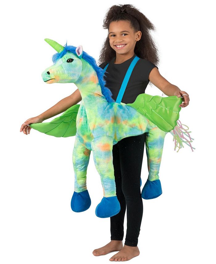BuySeasons Rainbow Unicorn Ride-In Girls Costume - Macy's