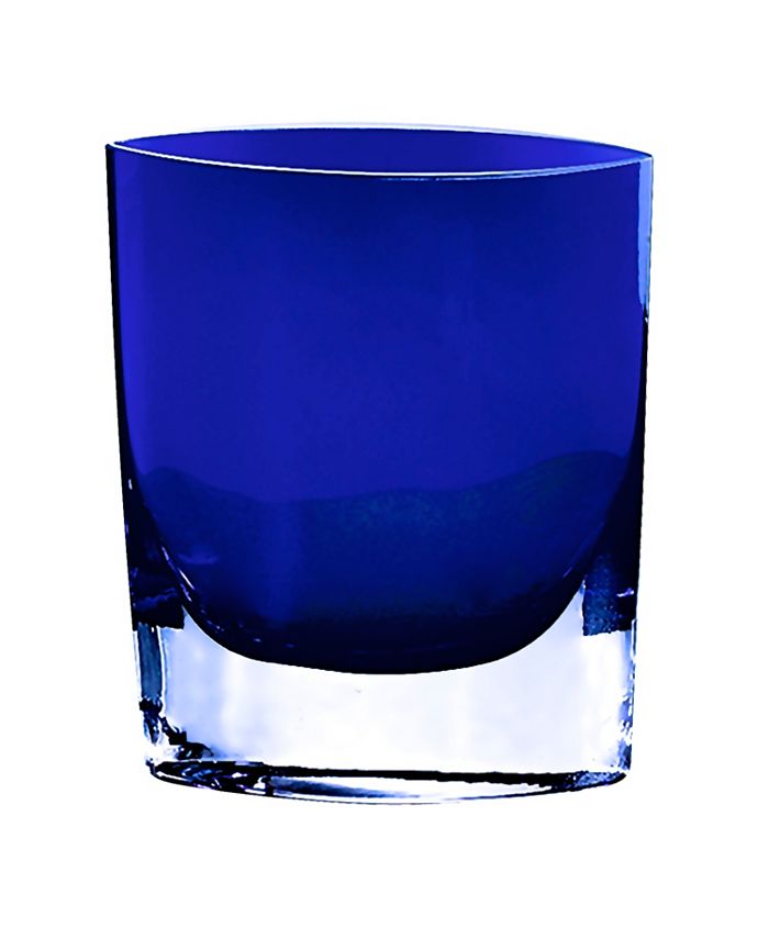 Badash Crystal Samantha Cobalt Vase - Macy's