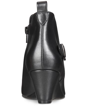 Anne Klein Abilene iflex Wedge Booties, Created for Macy's - Macy's