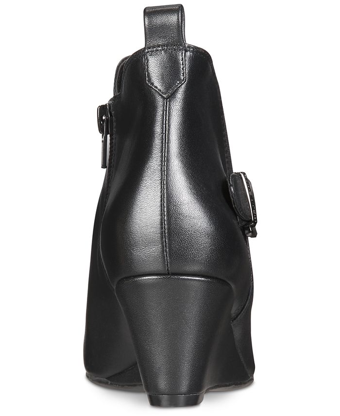 Anne Klein Abilene iflex Wedge Booties, Created for Macy's - Macy's