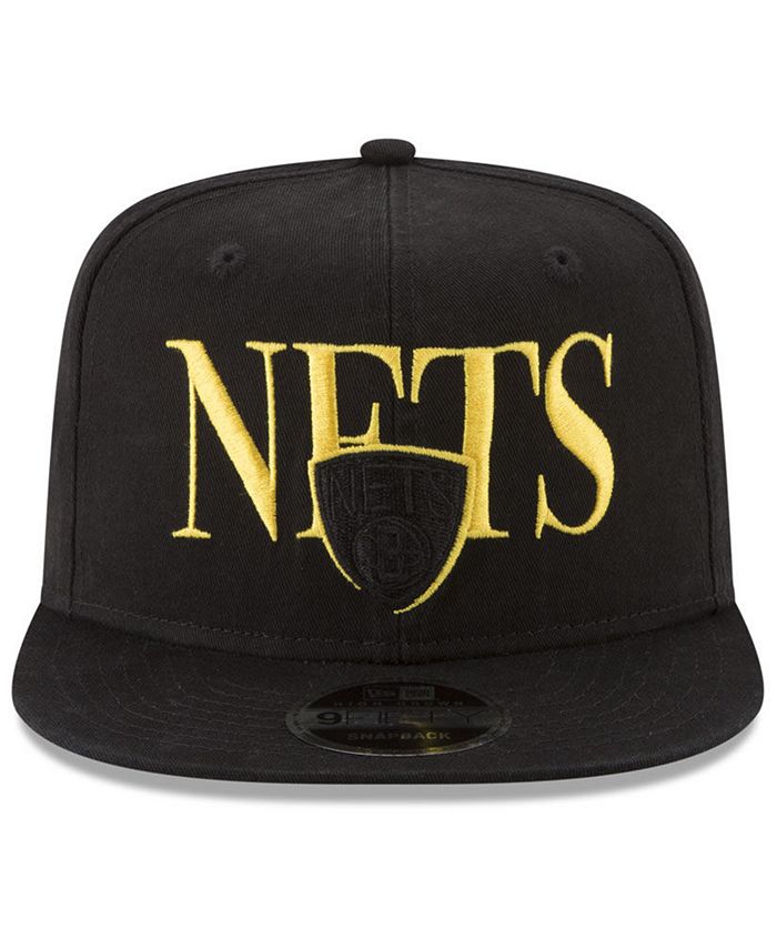 New Era Brooklyn Nets 90s Throwback Roadie 9FIFTY Snapback Cap - Macy's