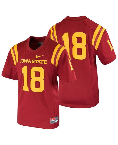 Nike Iowa State Cyclones Replica Football Game Jersey, Big Boys (8-20 ...