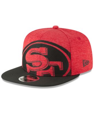 New Era San Francisco 49ers Oversized Laser Cut 9FIFTY Snapback Cap ...