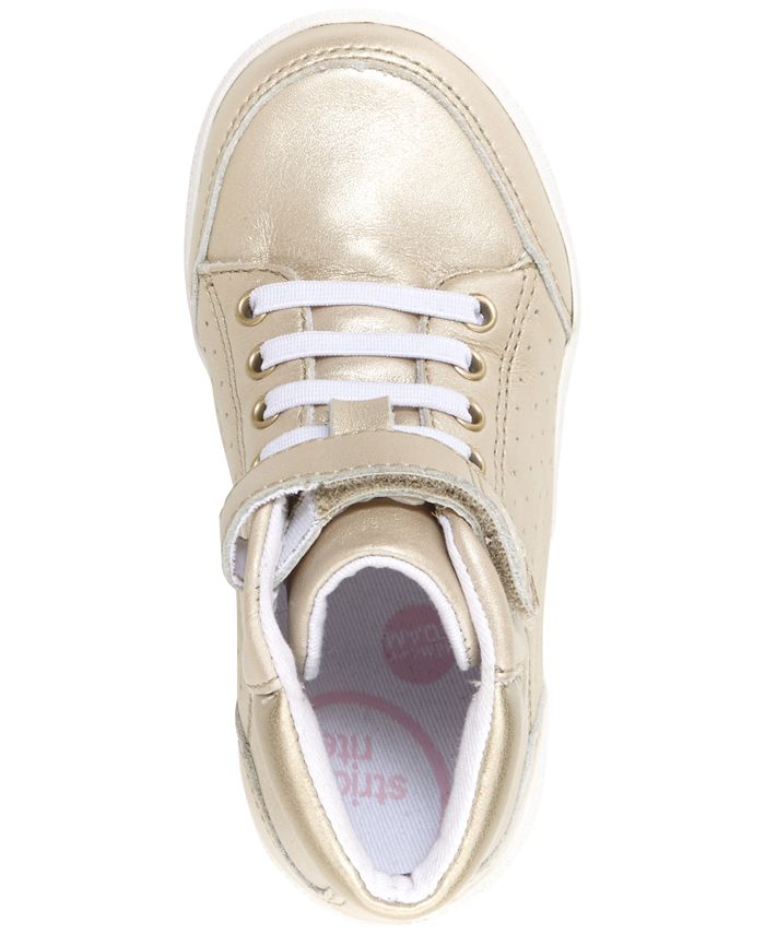 Stride Rite Toddler Girls Stone Hi-Top Sneakers - Macy's