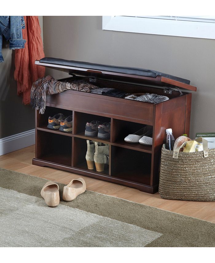 northbeam Wooden Shoe Bench - Macy's