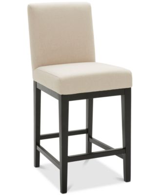 CLOSEOUT! Tate Fabric Parsons Counter Stool - Macy's