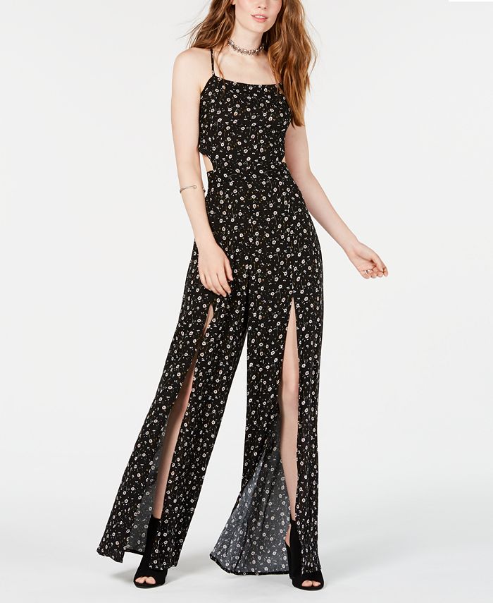 PROJECT 28 NYC Cut-Out Side-Slit Jumpsuit - Macy's