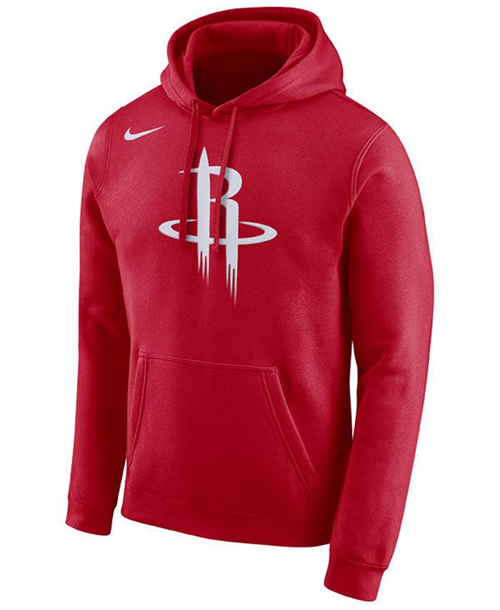 Nike Men's Houston Rockets Essential Logo Pullover Hoodie - Macy's