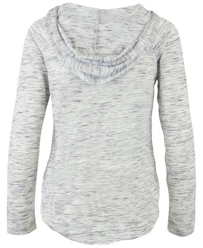 Pressbox Women's Purdue Boilermakers Spacedye Lace Up Long Sleeve T ...