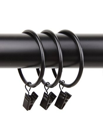 Rod Desyne 2 inch Curtain Rings w/ Clip (Set of 10) - Macy's
