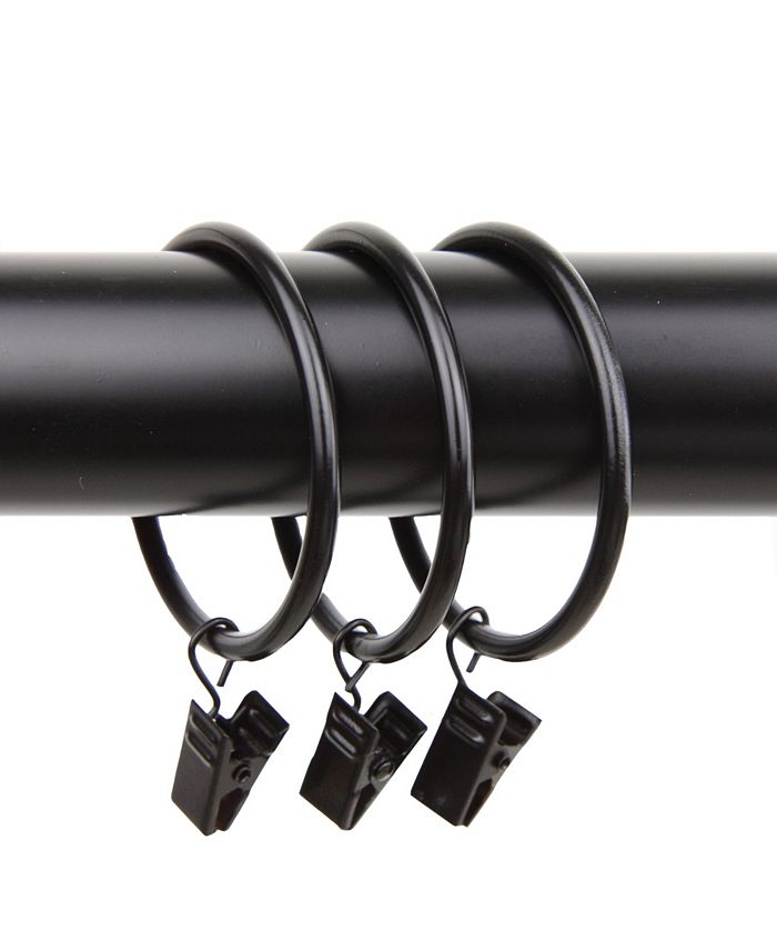 Rod Desyne 2 inch Curtain Rings w/ Clip (Set of 10) - Macy's