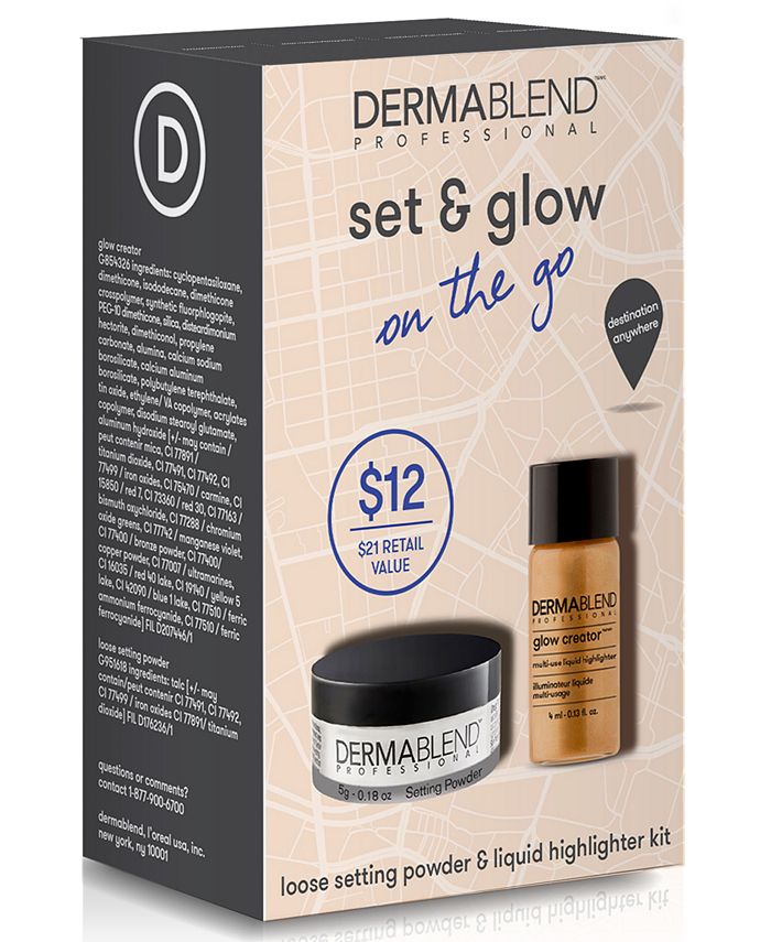 Dermablend 2-Pc. Set & Glow On The Go Set - Macy's