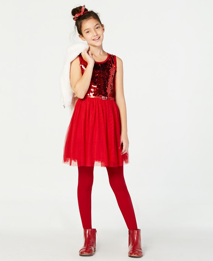 Beautees Big Girls 2-Pc. Moto Jacket & Sequin Dress Set - Macy's