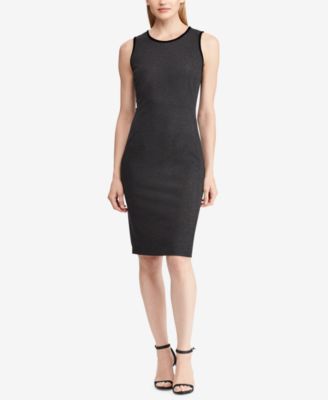 Lauren Ralph Lauren Sleeveless Ponté-Knit Dress - Macy's