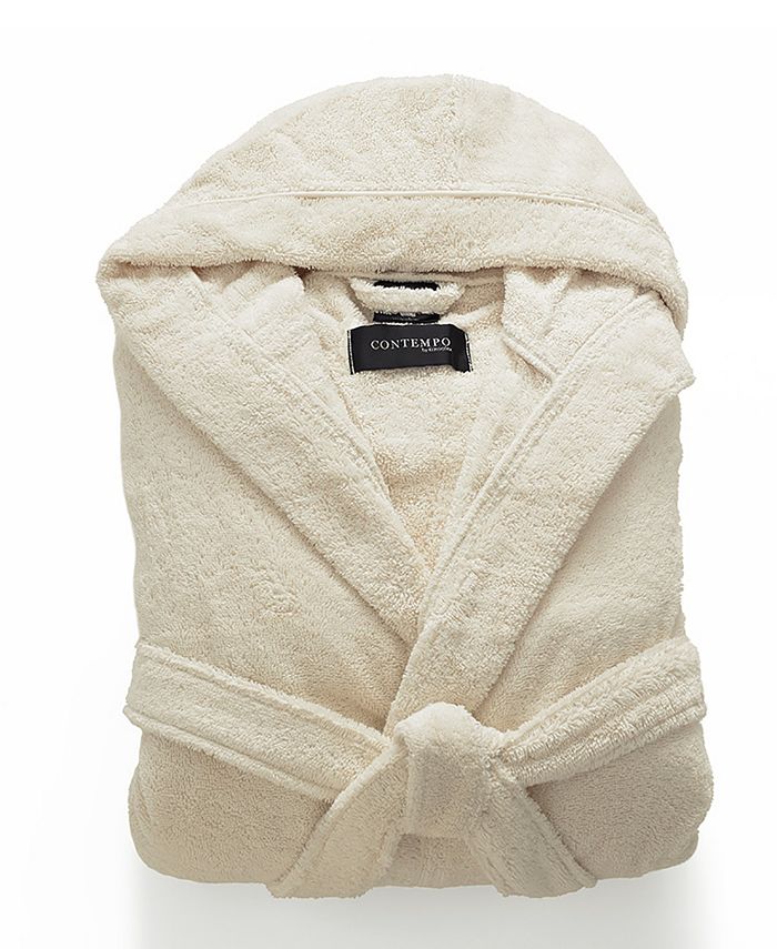 Cassadecor Turkish Terry Hooded Bath Robe - Macy's