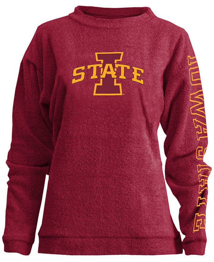 Pressbox Women's Iowa State Cyclones Comfy Terry Sweatshirt - Macy's
