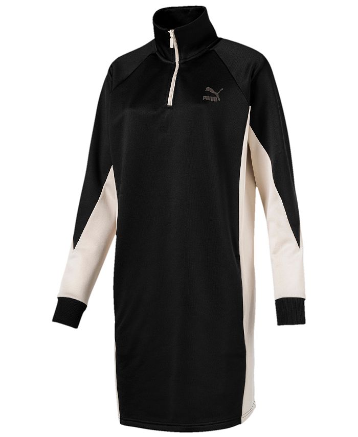 Puma Colorblocked Sweatshirt Dress - Macy's