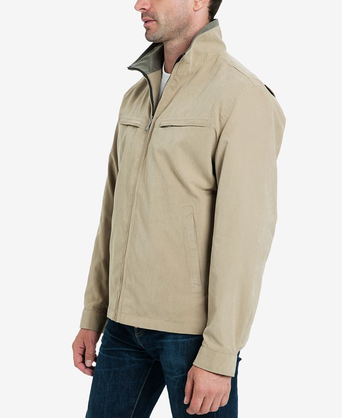 London Fog Litchfield Microfiber Jacket, Created for Macy's & Reviews ...