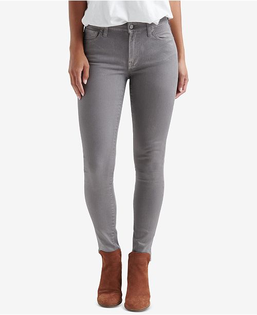 Lucky Brand Ava Coated Skinny Jeans & Reviews - Pants & Leggings ...