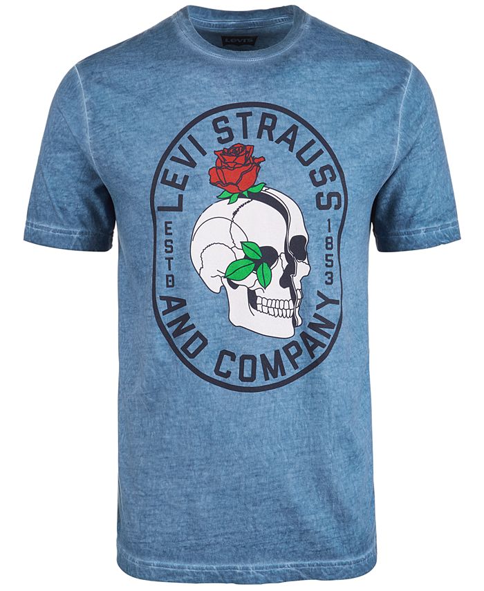 Levi's Men's Skull & Brand Graphic T-Shirt - Macy's