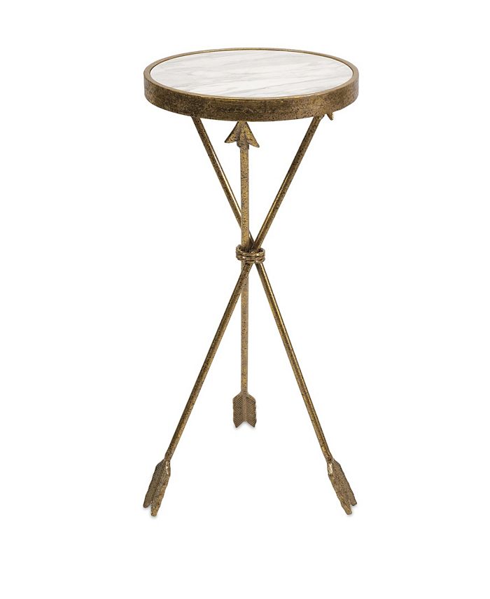 IMAX Arrow Marble Top Table - Macy's
