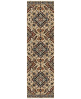 Palmetto Living Next Generation Wada Off White 2'3" x 8' Runner Area ...