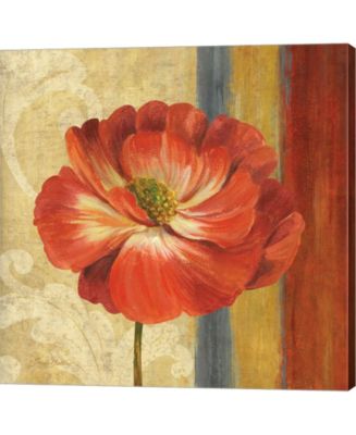 Poppy Tapestry Stri2 By Pamela Gladding Canvas Art - Macy's