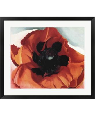 Poppy By Georgia O'Keeffe Framed Art - Macy's