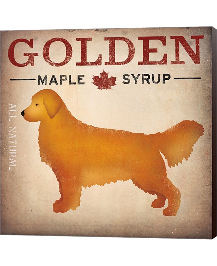 Metaverse Golden Dog At Show No Vt By Ryan Fowler Canvas Art - Macy's