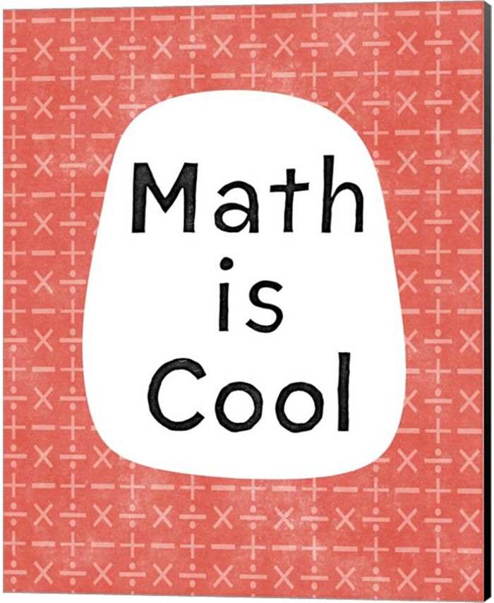 Metaverse Math Is Cool By Linda Woods Canvas Art - Macy's