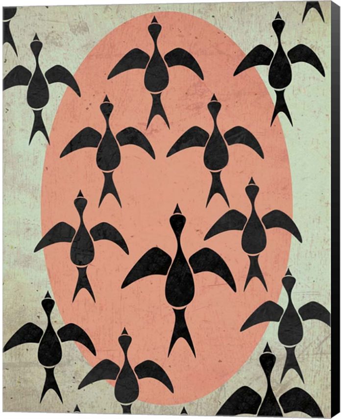 Metaverse Geese By Shanni Welsh Canvas Art - Macy's
