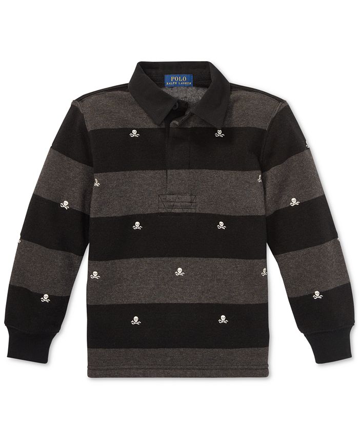 Polo Ralph Lauren Toddler Boys Lightweight Fleece Rugby Shirt - Macy's