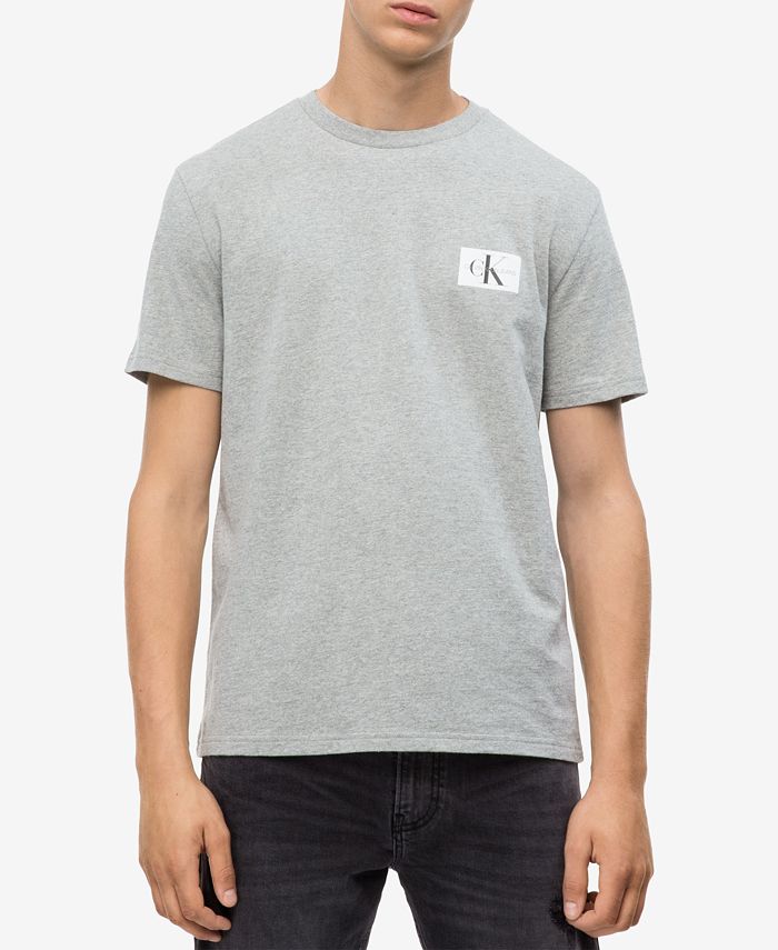 Calvin Klein Jeans Men's Monogram Embroidery Tee - Macy's