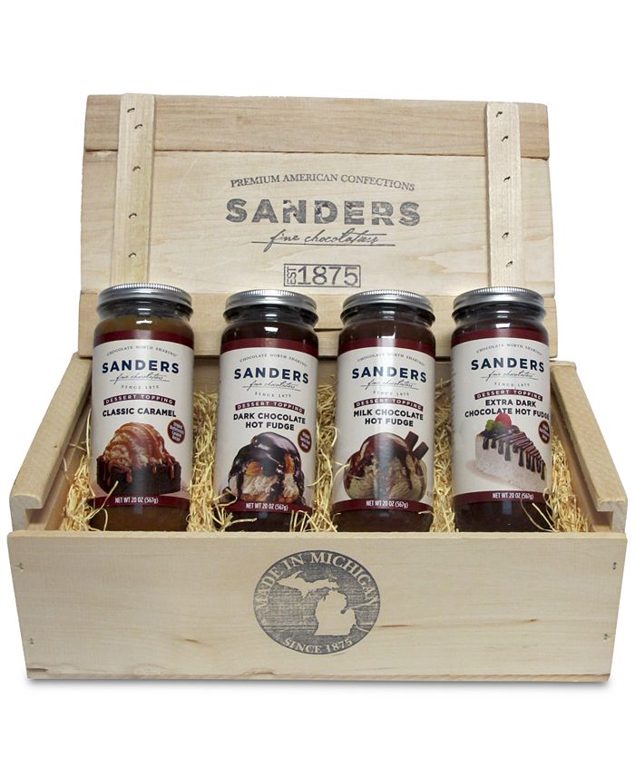Sanders Dessert Topping Gift Crate - Macy's