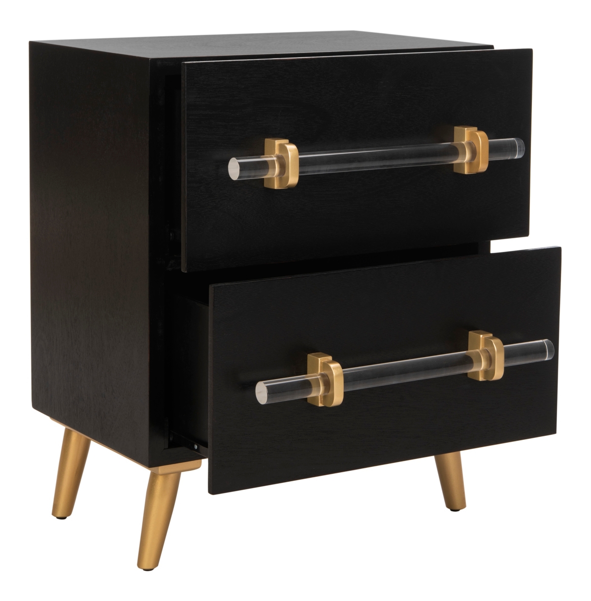 Click here for Ellie 2 Drawer Nightstand - Black prices