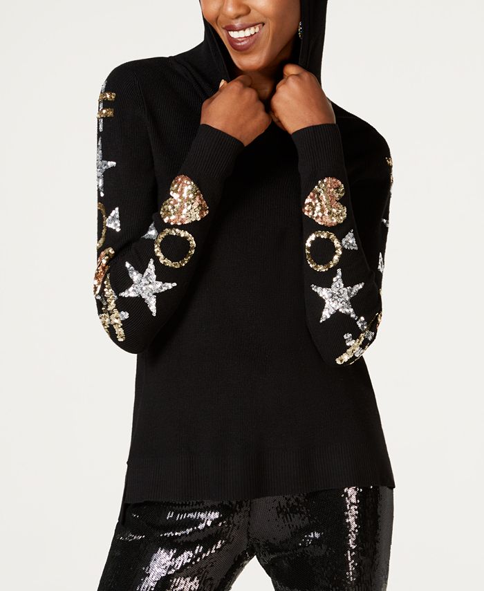 INC International Concepts I.N.C. Embellished Sweater, Created for Macy ...