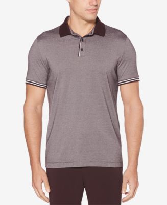 Perry Ellis Men's Classic Fit Striped Polo - Macy's
