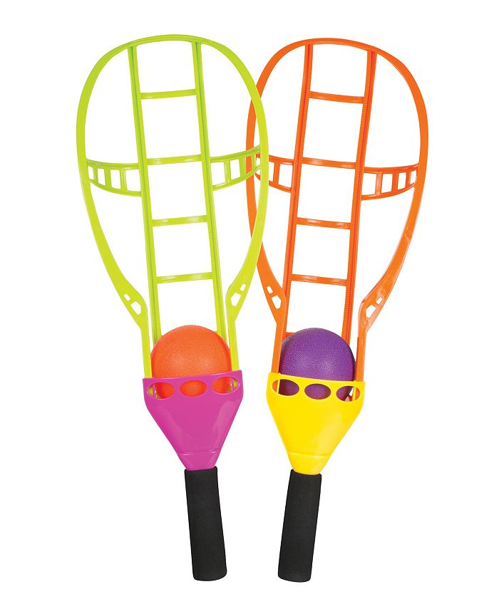 Toysmith Chuck N' Catch Ball Racket Set - Macy's