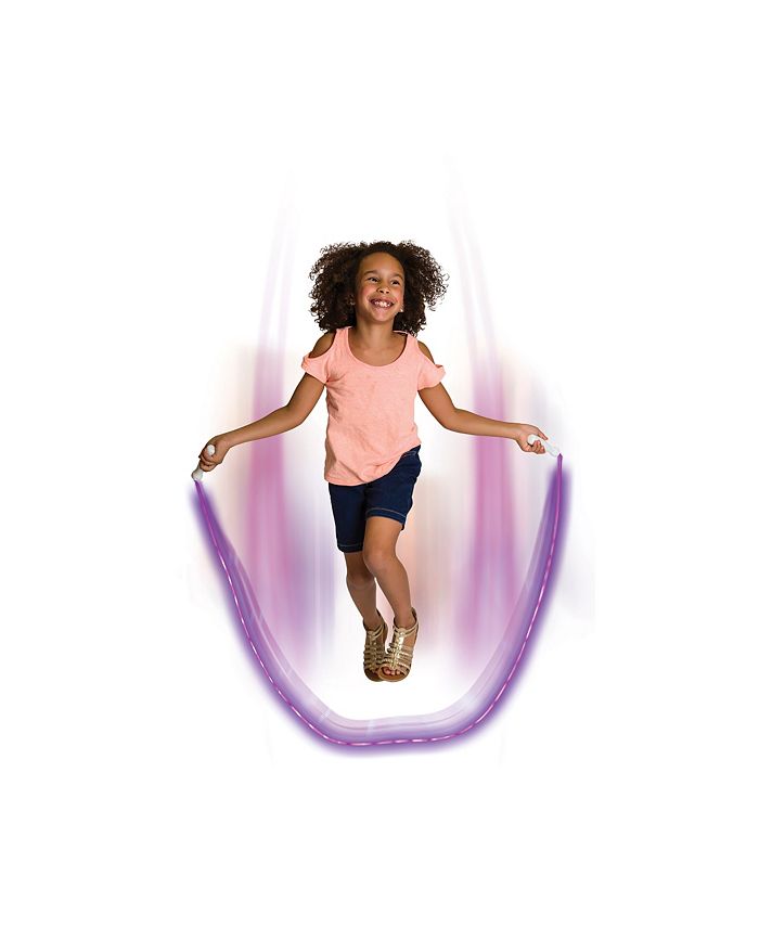 Toysmith Nightzone Flare Jump Rope Colors May Vary Green And Purple ...