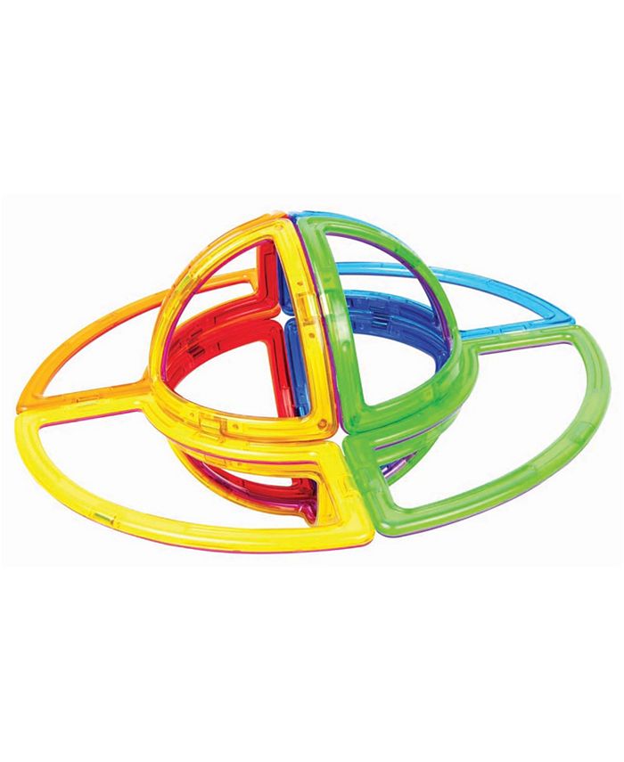 Magformers Curve 50 Piece Magnetic Construction Set - Macy's