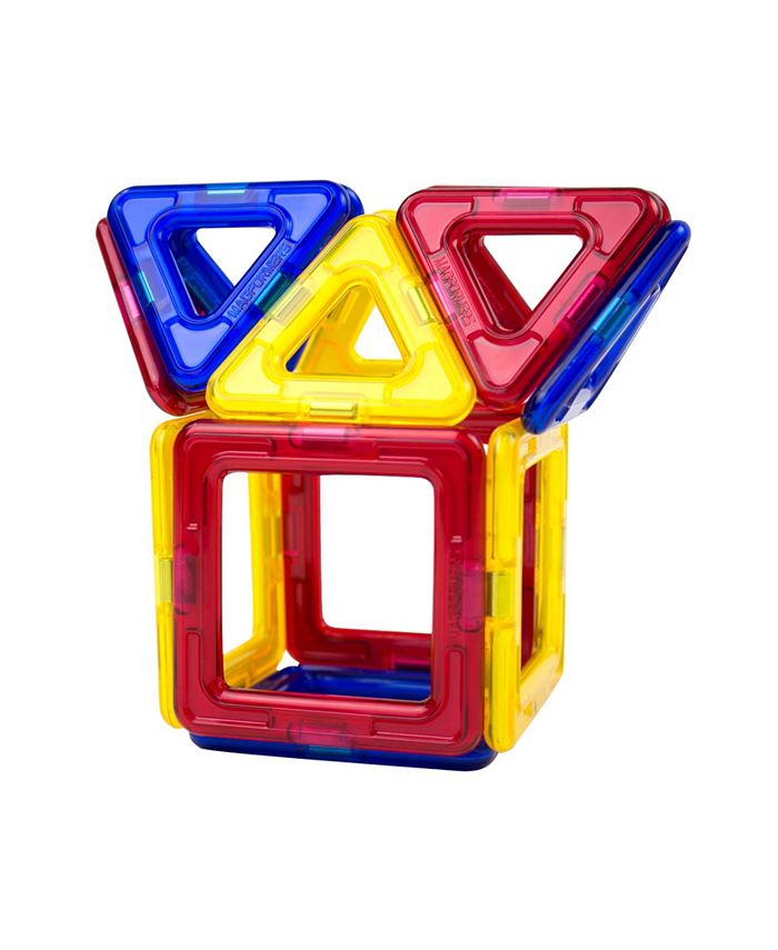 Magformers Primary Color 14 Piece Magnetic Construction Set - Macy's